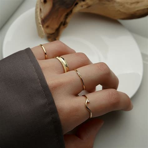 Yikes Minimal Rings Minimalist Jewelry Minimalist Jewelry Hand