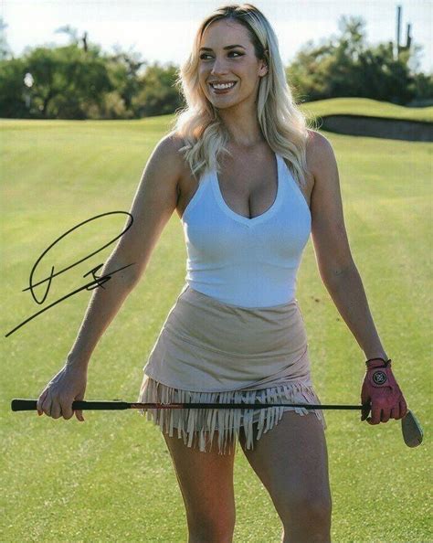 Paige Spiranac Sexy Golfer Signed 8x10 Photo With Coa 3875038501
