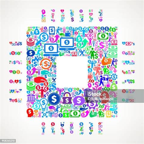 Teknoloji Chip Para Vektör Simge Desen Stok Vektör Sanatı And Abd‘nin Daha Fazla Görseli Abd