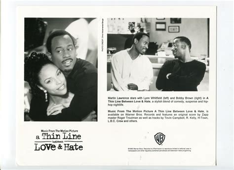 Thin Line Between Love And Hate Martin Lawrence And Bobby Brown 8x10 B
