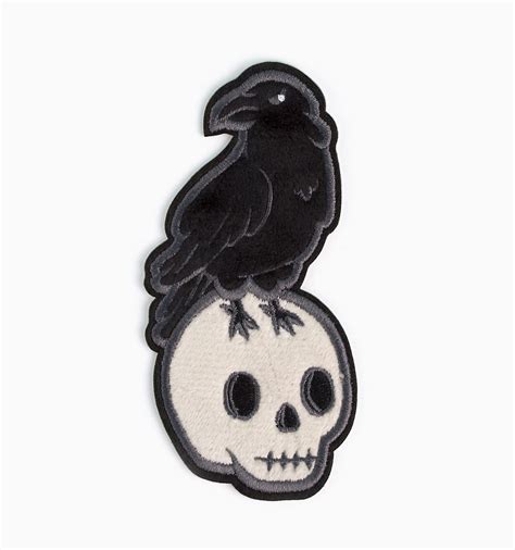 Raven Fuzzy Patch Hilarious Humanitarian
