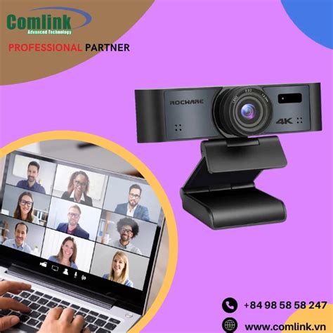 Camera Rc16 Rocware Công Nghệ Ai Tự động điều Chỉnh ánh Sáng