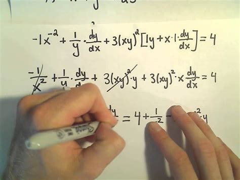 Implicit Differentiation Practice Worksheet