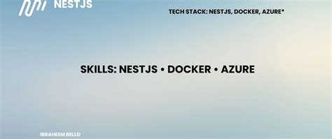 Deploying Nestjs Microservices To Azure Container Apps Dev Community