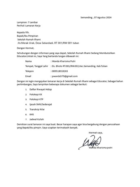 Berkas Wanda Kharisma Putri Pdf