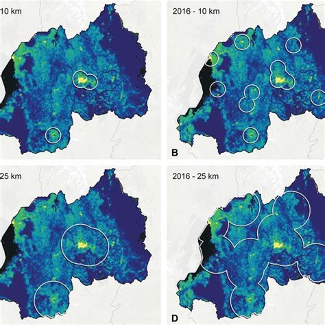 Population Density Map Of Pregnant Women In Rwanda Numbers Per Km 2 Download Scientific