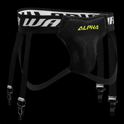 Warrior Alpha Jock Garter Ice Hockey Jock With Garter Straps