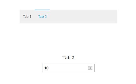 Tabpanel Wordpress React Components Wp Gb