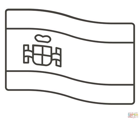 Dibujos De La Bandera De España Para Colorear Descargar E Imprimir