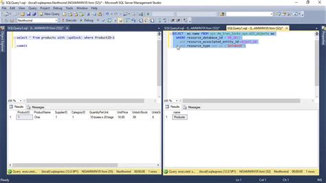 transactions and locking in sql server and oracle or any sql database