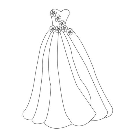 Dress Coloring Pages 2025