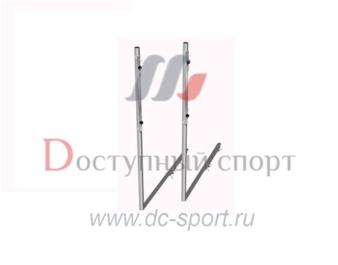 Стойки волейбольные Регулируемые - Dоступный спорт для площадки