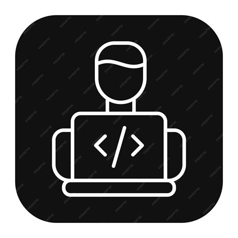 Premium Vector Programmer Vector Illustration