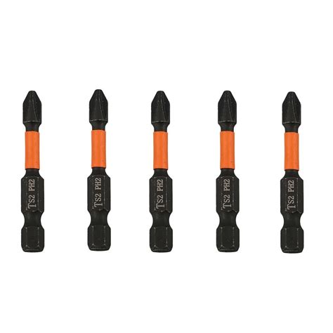 Beu 5 ชิ้น 50 มิลลิเมตร Ph2 Hex Shank ไขควงบิตแม่เหล็กชุดหัวไขควง