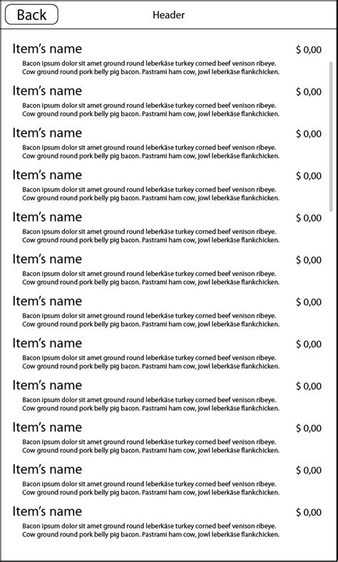 Gui Design List With Links On A Touchscreen Device User Experience Stack Exchange