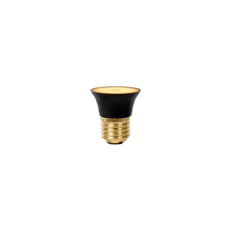 G45 Led Lampe Ø 4,3 cm LED Dim. E27 1x5W 2700K 3 StepDim Schwarz, 8,00