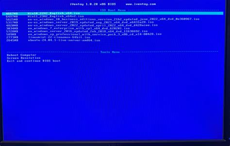 pxe booting with iventoy for iso images and easy os installs a