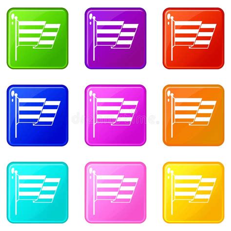 Flag Lgbt Set 9 Stock Vector Illustration Of Sign Element 96540870