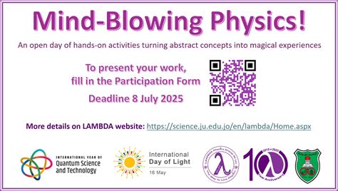 Announcementmind Blowing Physicslambdauj