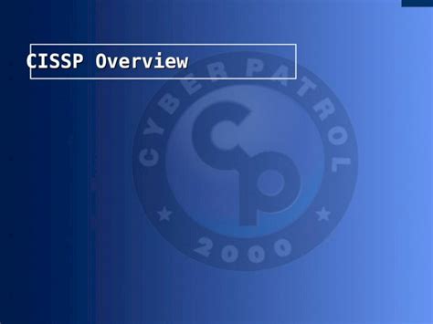 Ppt Cissp Overview Dokumentips