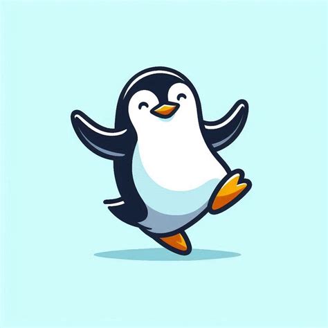 학교에서 처음 그려보는 펭귄