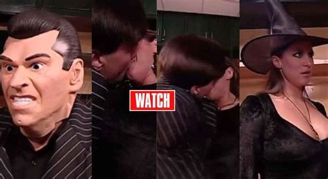 Wwe Stephanie Mcmahon Embrasse Eric Bischoff Triple H Honors Wwe