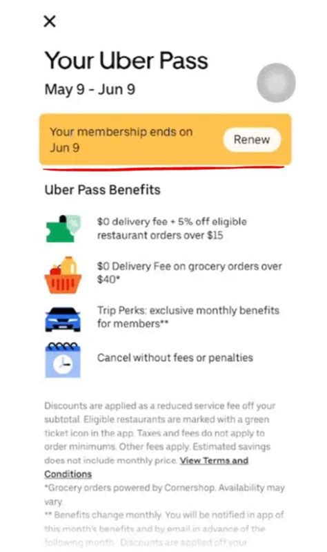 How To Cancel Uber Subscriptionmembership
