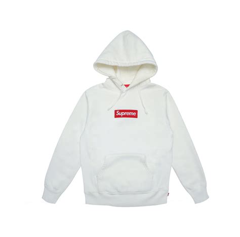 Supreme Fw16 Box Logo Hoodie White