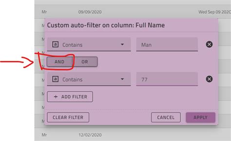Remote Filtering Combining Values With And And Or In A Column · Issue 8170 · Igniteui