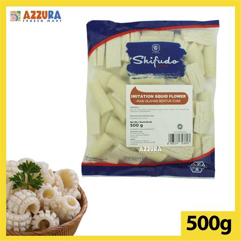 Jual Shifudo Imitation Squid Flower Ikan Olahan Bentuk Cumi 500g