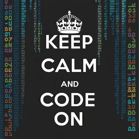 A Poster With A Crown And Code On It Premium Ai Generated Psd