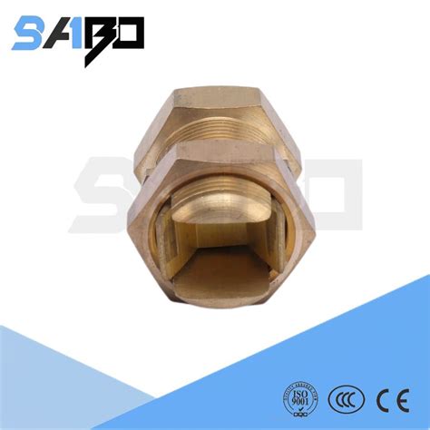 Hard Drawn Brass Copper Split Bolts Earth Grounding Connector And