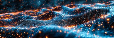 Premium Photo Abstract Technological Network Futuristic Digital