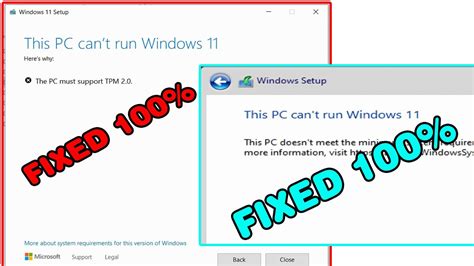 This PC Cant Run Windows Bypass TPM Secure Boot And Install Windows In Any