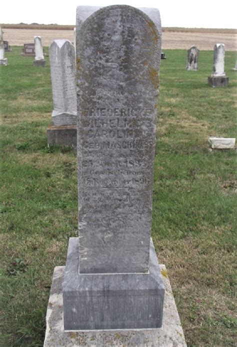 Friedericke Wilhelmine Carolina Maschhoff Hoffmann 1839 1896 Find A
