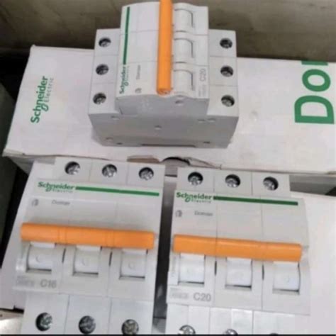 Jual Mcb Schneider Domae 3p 6a 10a 16a And 20a Original Domae 3 Phase Di Seller Aghanim
