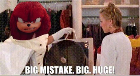 Knuckles Is A Pretty Woman Rknucklestheechidna