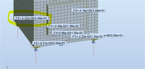 杆件图或反力的描述显示robot Structural Analysis中地震工况的两个值