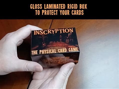 Inscryption Card Game Plus Doos En R Plaats Stoat Kaart Etsy Nederland