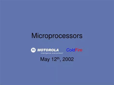 Ppt Microprocessors Powerpoint Presentation Free Download Id4119429
