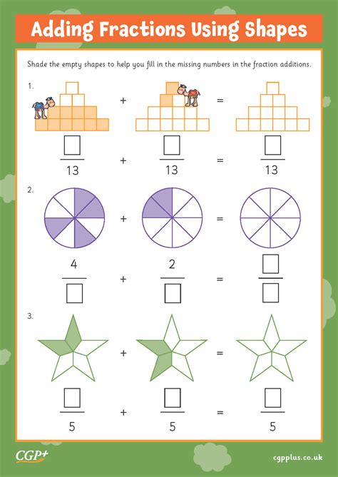 Adding Subtracting Fractions Stretch Year CGP Plus