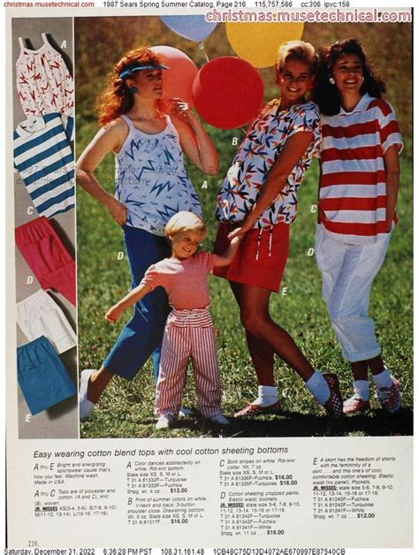 1987 Sears Spring Summer Catalog Page 216 Catalogs And Wishbooks