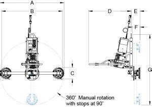 Vertical Vacuum Lifters And Lifting Frames For Upright Loads
