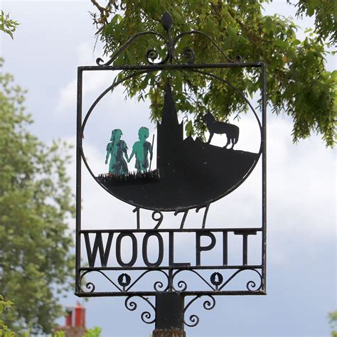 Woolpit Suffolk Village Signs