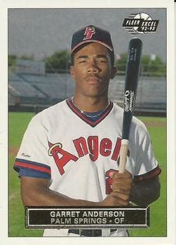 1992 93 Fleer Excel 139 Garret Anderson Trading Card Database