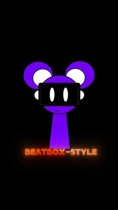 Meet Batston The Mouse Sprunki Oc With The Sickest Beatbox Loop 🐭🔊