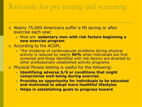 Ppt Pre Exercise Assessments Powerpoint Presentation Free Download Id6201862