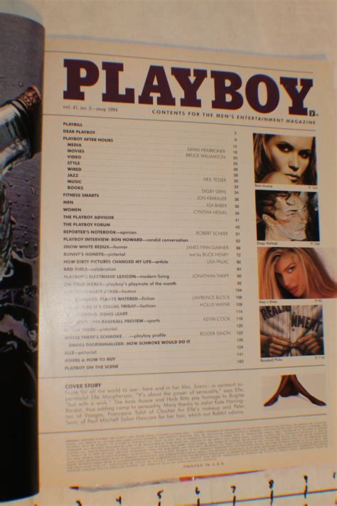 Playboy May 1994 Elle Macpherson Erotica Adult Sleaze A Ebay