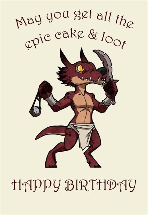 Dungeons And Dragons Printable Birthday Cards — Printbirthdaycards