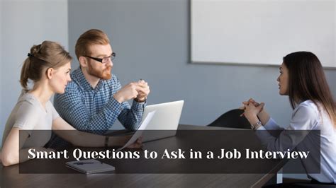 Smart Questions to Ask in a Job Interview - Epee-Education